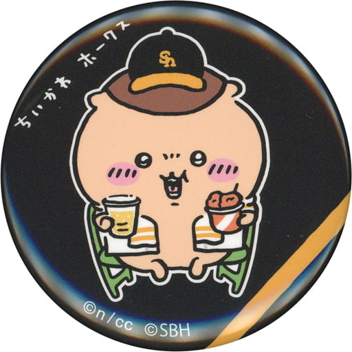 Kurimanju "Little Kawa something small and cute × Fukuoka Soft Bank Hawks metal badge in capsule ...