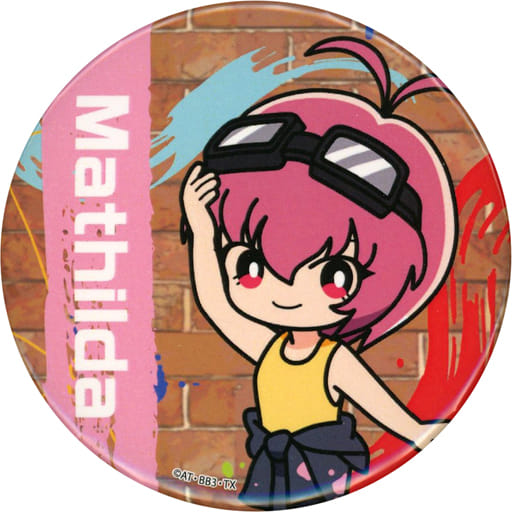 Badge Bins Matilda アンシェローニ metal badge "eeo KUJI Bakuten Shoot Beyblade ...