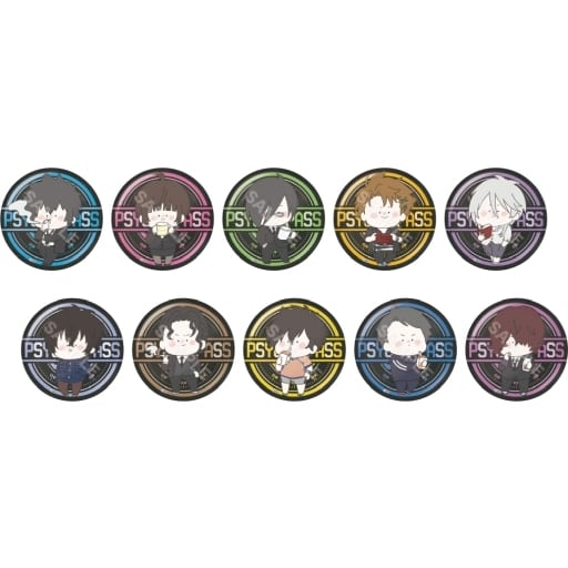 10-Type Set "Psycho-PASS PSYCHO-PASS Chiru Core Metallic metal badge 01 ...