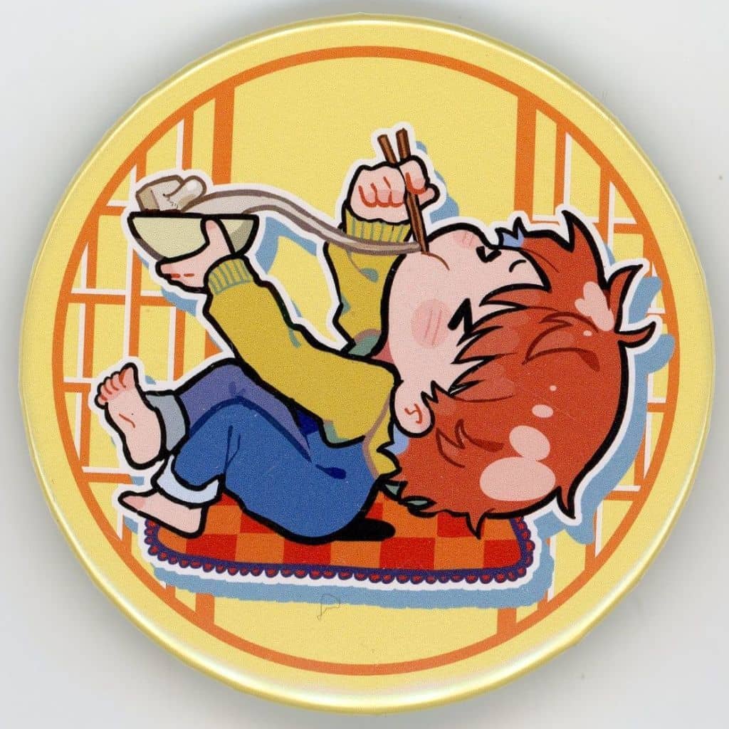 Mei-chan (rice cake) metal badge "Mei-chan Live Tour 2022-2023 ...
