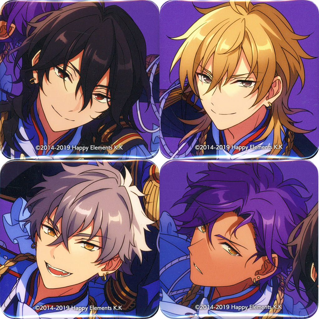 UNDEAD (jacket illustration) idol Square metal badge Set "Ensemble ...