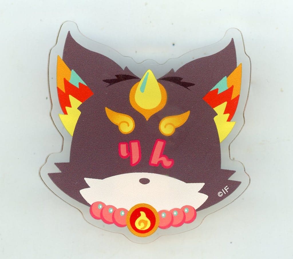 Rin Enma Character Name Badge "Maru KUJI Tengoku Stragl -strayside ...