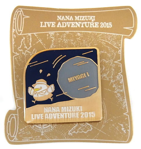 Badge Pins (female) Nana Mizuki Pins "NANA Mizuki LIVE ADVENTURE 2015 ...