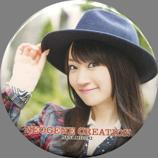 Badge Pins (female) Nana Mizuki metal badge 「 CD NEOGENE CREATION 」 Gamers Ltd. Purchase ...