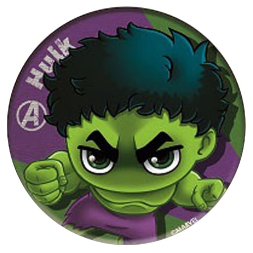 Badge Pins (Victor Character) Hulk "MARVEL/AVENGERS Can Badge ...