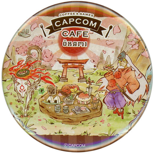 Key Visual "CAPCOM CAFE Shinjuku Store x Okami metal badge" | Goods ...