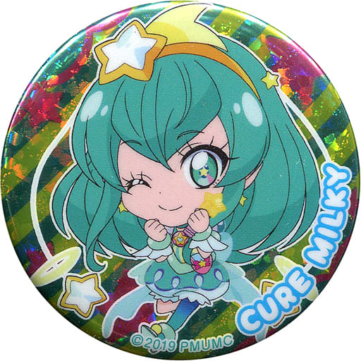Cure Milky 「 Eiga Precure Miracle Universe Miracle Holo metal badge ...