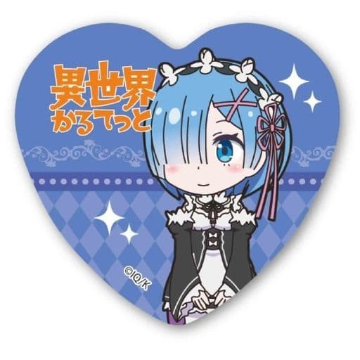 Badge Pins (Victor Character) Rem Heart Can Batch "Isekai Quartet ...