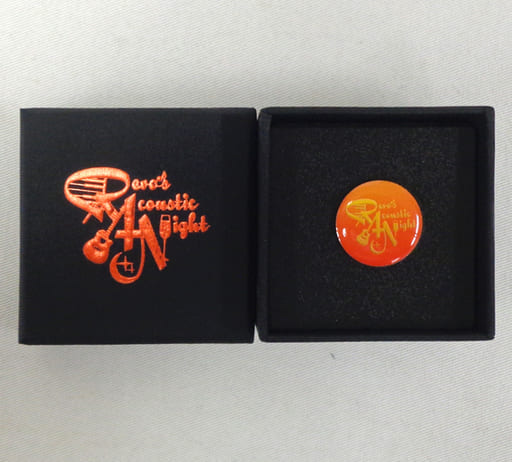 Revo Pin Badge (Orange) 「 Revo's Acoustic Night 」 Special Bonus | Goods ...