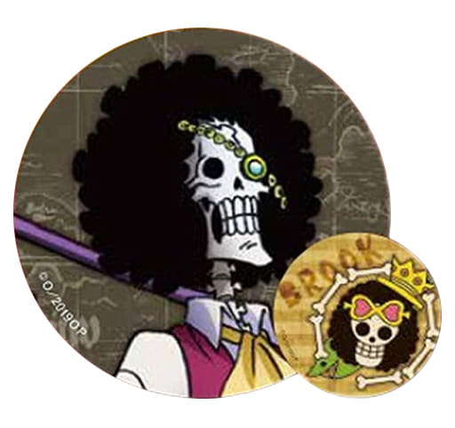 Badge Pins (Victor Character) Brook "ONE PIECE Changing metal badge ...