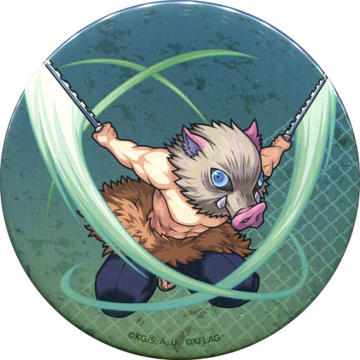 Badge Pins Hashibira Inosuke (collaboration design) metal badge "Demon ...