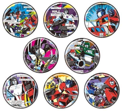 Badge Pins 8-type set "TRANSFORMERS metal badge 01" | Goods ...