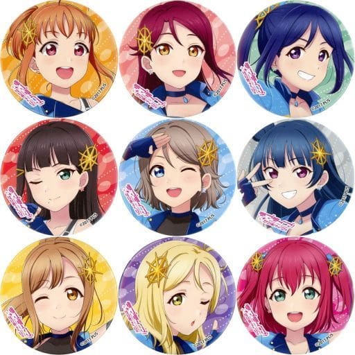 Collective metal badge 9-Kind Set 2020 Winter "Love Live! Sunshine ...