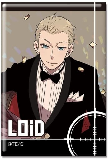 Design 04 (Lloyd Forger / B) Hollogram metal badge "SPY×FAMILY" | Goods ...