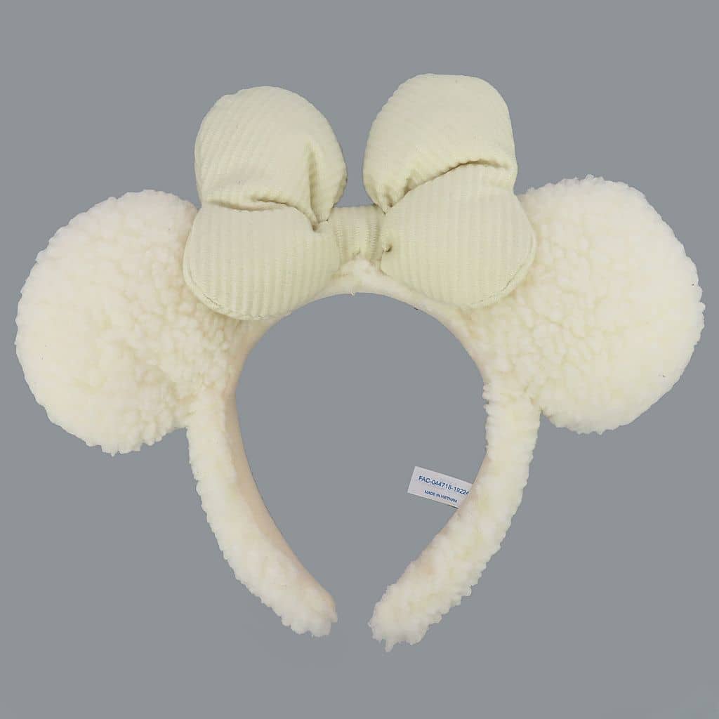 Minnie Mouse (White) fluffy band for hair "Disney" Tokyo Disney Resort ...