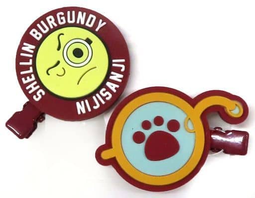 Schellin burgundy forelock clip "Virtual YouTuber Niji-san × Shimamura ...
