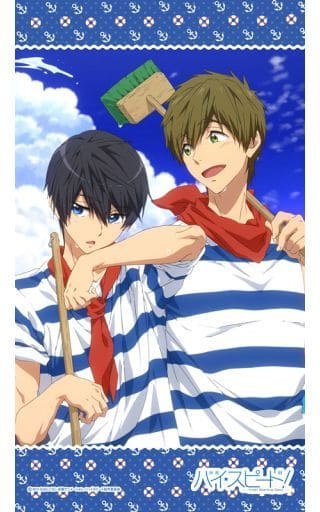 Tapestry Haruto & Makoto Multi Tapestry Noren' Eiga High Speed! -Free! Starting Days -' | Goods ...