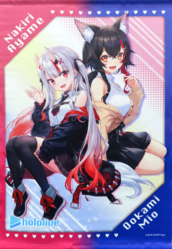 Tapestry Omikami Mio & Hyakki Shobu B2 Tapestry "Virtual YouTuber Hololive ×MOLLY. ONLINE 8th ...