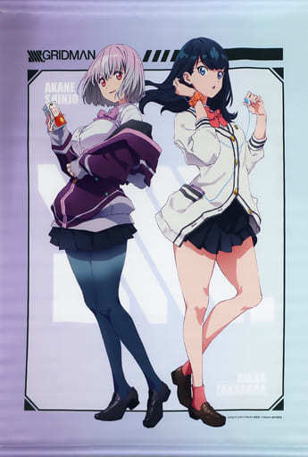[Damaged Item] Takararoku Hana & Akane Shinjo Drawing B2 Tapestry "SSSS. GRIDMAN" You'll be ...