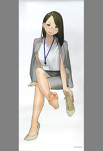 Large tapestries 3. Yomu illustration (A : bare feet Ver) GAKAKU collection life-size Tapestry ...