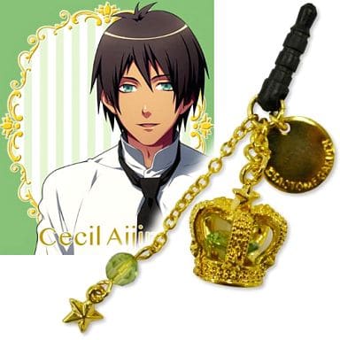 Mobile Goods (Character Kuta) Cecil Aijima Crown Earphone Jack "Utano ...
