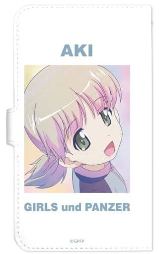 Portable jacket cover Aki Ani-Art clear label notebook type smartphone ...