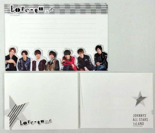 Love-tune letter set "JOHNNYS' ALL STARS ISLAND" | Goods / Accessories ...