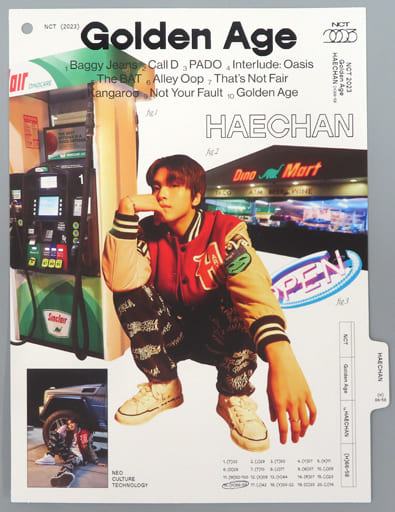 Special bonus included in Hae-chan (NCT) Index "CD Golden Age ...