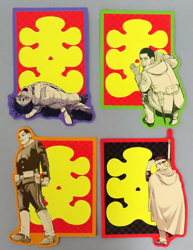 Collective die-cut Pochi Bag (4 Types) "GOLDEN KAMUY" | Goods ...
