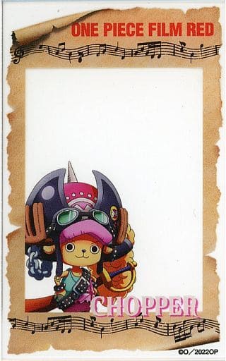 Character card Tony To Ny Chopper "ONE PIECE FILM RED Trading Clear ...
