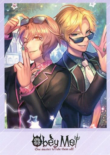 Character card Satan & Asmodeus (sunglasses) "Obey Me! × THE Character ...