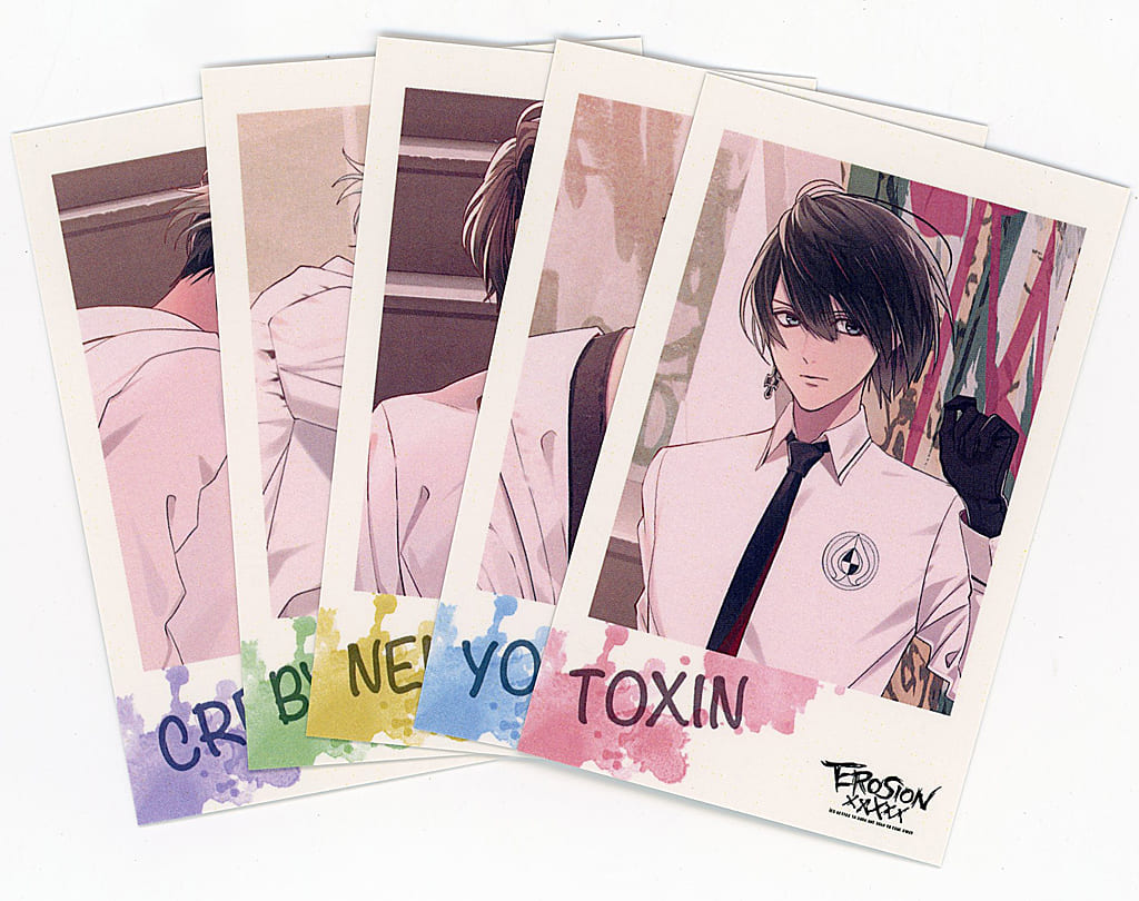 Cheki Style Card 5-Pack Set "CD EROSION 1st ALBUM from Carnelian BLOOD Regular Edition / 5-Vocal ...