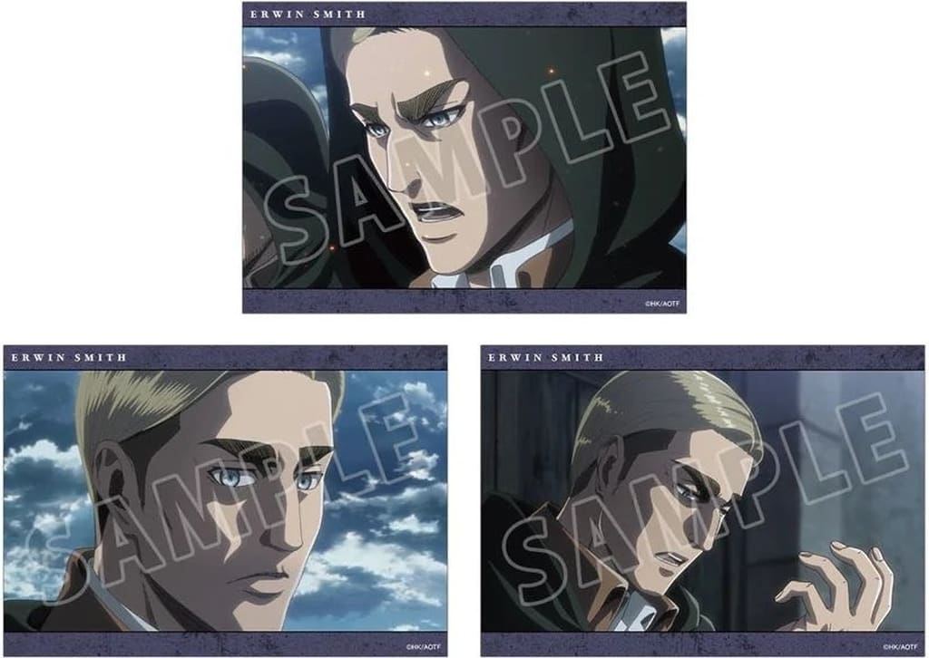 Erwin Smith Scene photograph Bromide 3-Pack Set "Attack on Titan ...