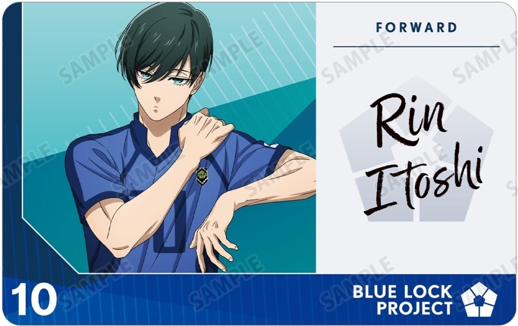 Rin Itoshi (pre-game preparation ver.) drawing player card "Blue Rock ...