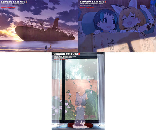 D Postcard 3-Pack Set "Kemono Friends Warudo Kemono Friends 2" | Goods ...