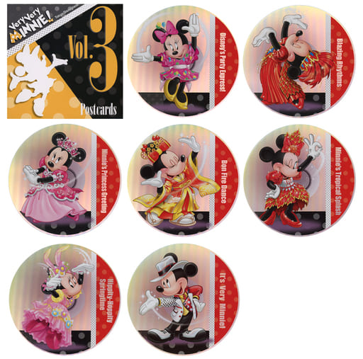 Postcard Minnie Mouse Postcard Set 7 Pieces (Vol. 3) 「 Berry, Berry ...