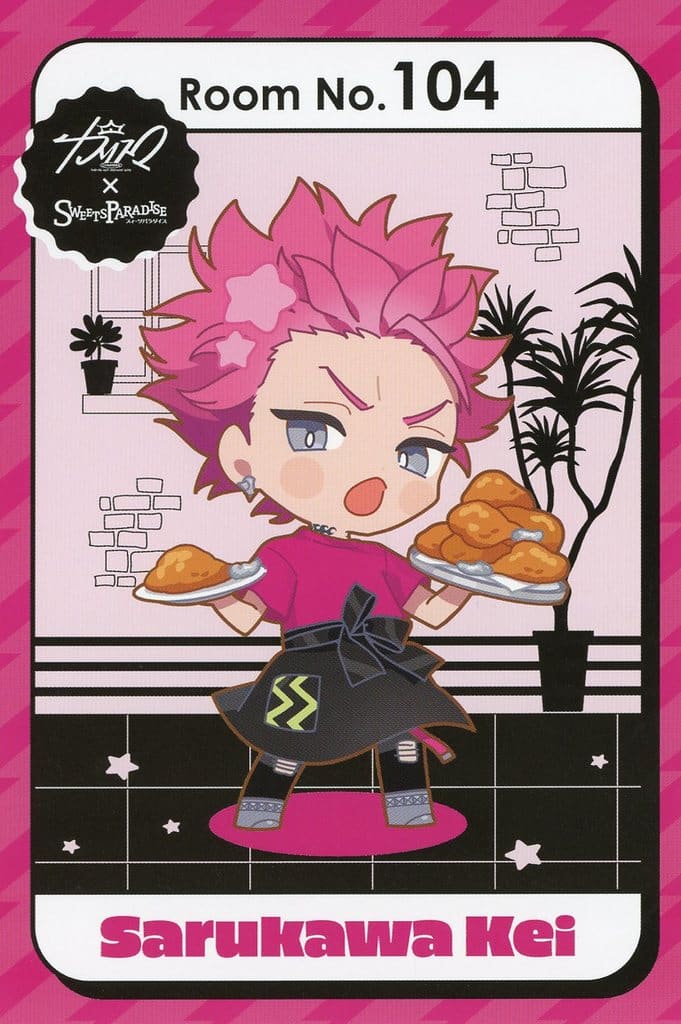 Kei Saruko postcard "Superhuman Share House Story Charisma ×SWEETS ...