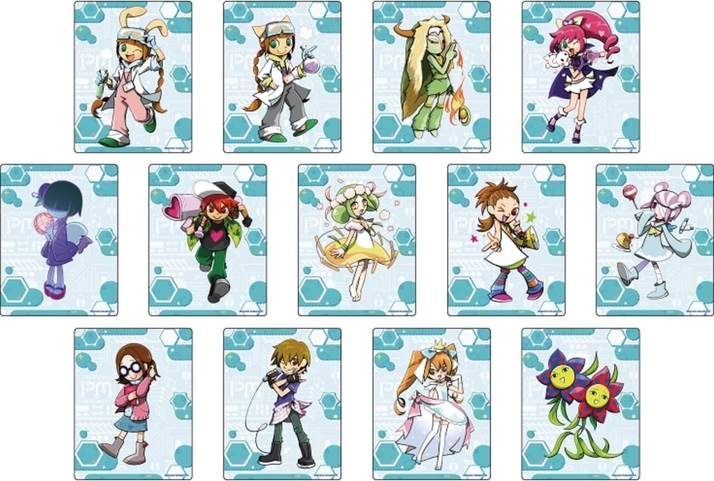 [Box] pop'n music UniLab & DDR Acrylic Card 01. Official Illustration ...