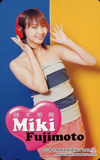 Female idol and actors telephone card "Miki Fujimoto" Hello! Project | Toy Hobby | Suruga-ya.com