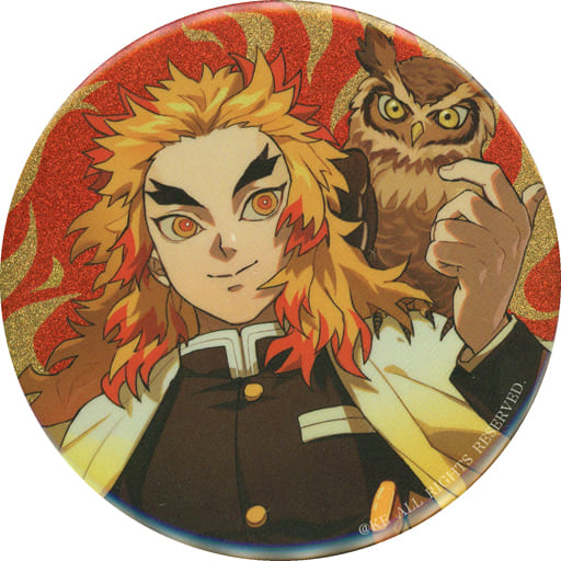 [Demon Slayer: Kimetsu no Yaiba] metal badge Kyojuro Rengoku (KE ...