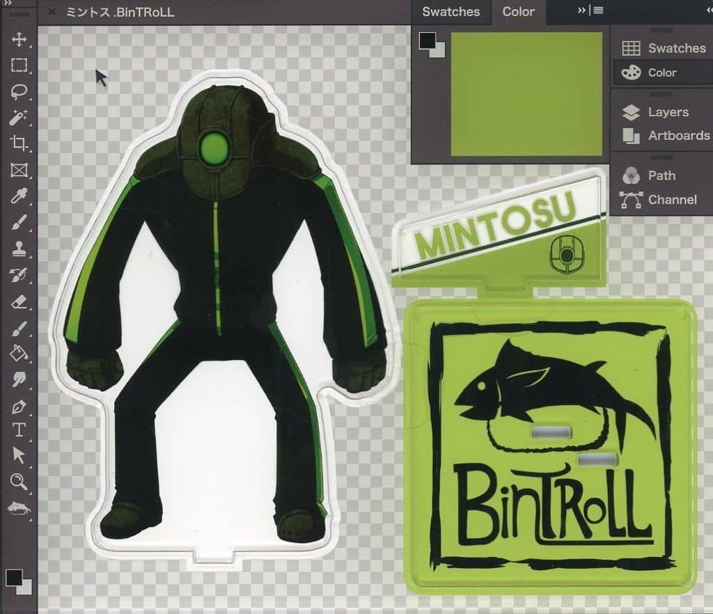 [Performing Arts and Talents] Acrylic Stand Mintos (Hakotaro) / BinTRoLL | Doujin | Suruga-ya.com