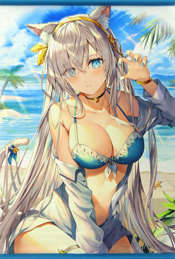 同人ポスター・タペストリー・カレンダー系 【Fate】B2タペストリー ネコミミ水着ver アナスタシア(リン☆ユウ) エアコミケC98/Rin☆Yuu | Doujin | Suruga ...