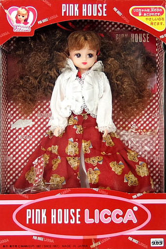 Pink House Licca-chan II (Bolero Blouse / bear print ONE PIECE) "Licca ...