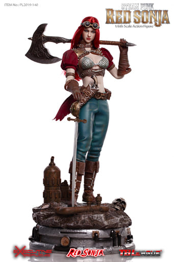 Steam Punk Red Sonia 1/6 Action Figure with Pedestal | Toy Hobby ...