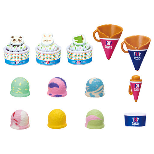 Doll accessory Welcome! Twenty one Ice Cream Shop Happy Friends Set ...