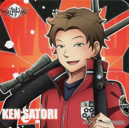 Coaster (Character Kuta) Ken Satori Paper Coaster "WORLD TRIGGER ...