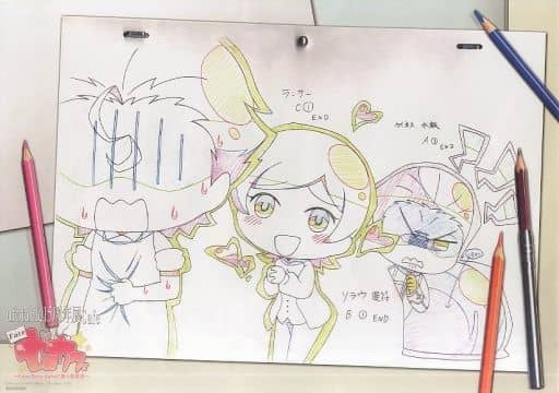 Luncheon mat made of Lancer, Caines and Solau paper "Fate / 0 Cafe ...
