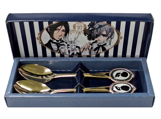 Ciel & Sebastien Tea Spoon Set "10th Anniversary Black Butler Original ...
