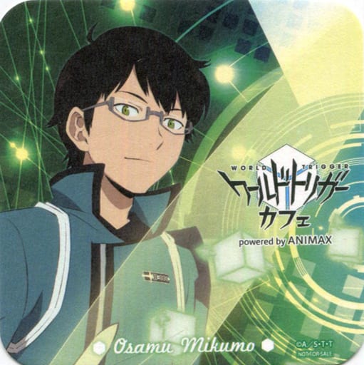 Osamu Mikumo's original coaster "World Trigger Cafe Powered by ANIMAX ...