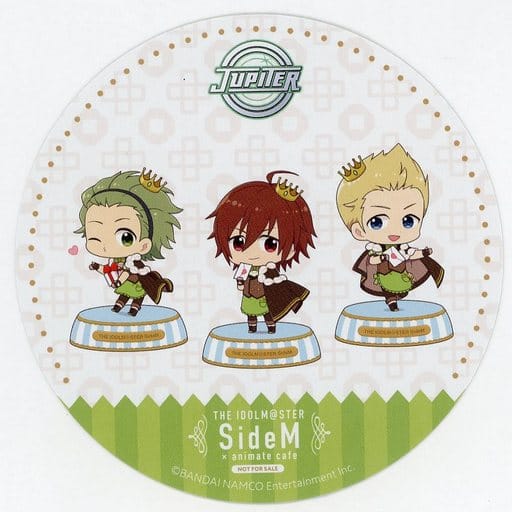 Jupiter Special Benefit Unit Coaster 「 idol Master SideM×animatecafe 」 Target Product Purchase ...
